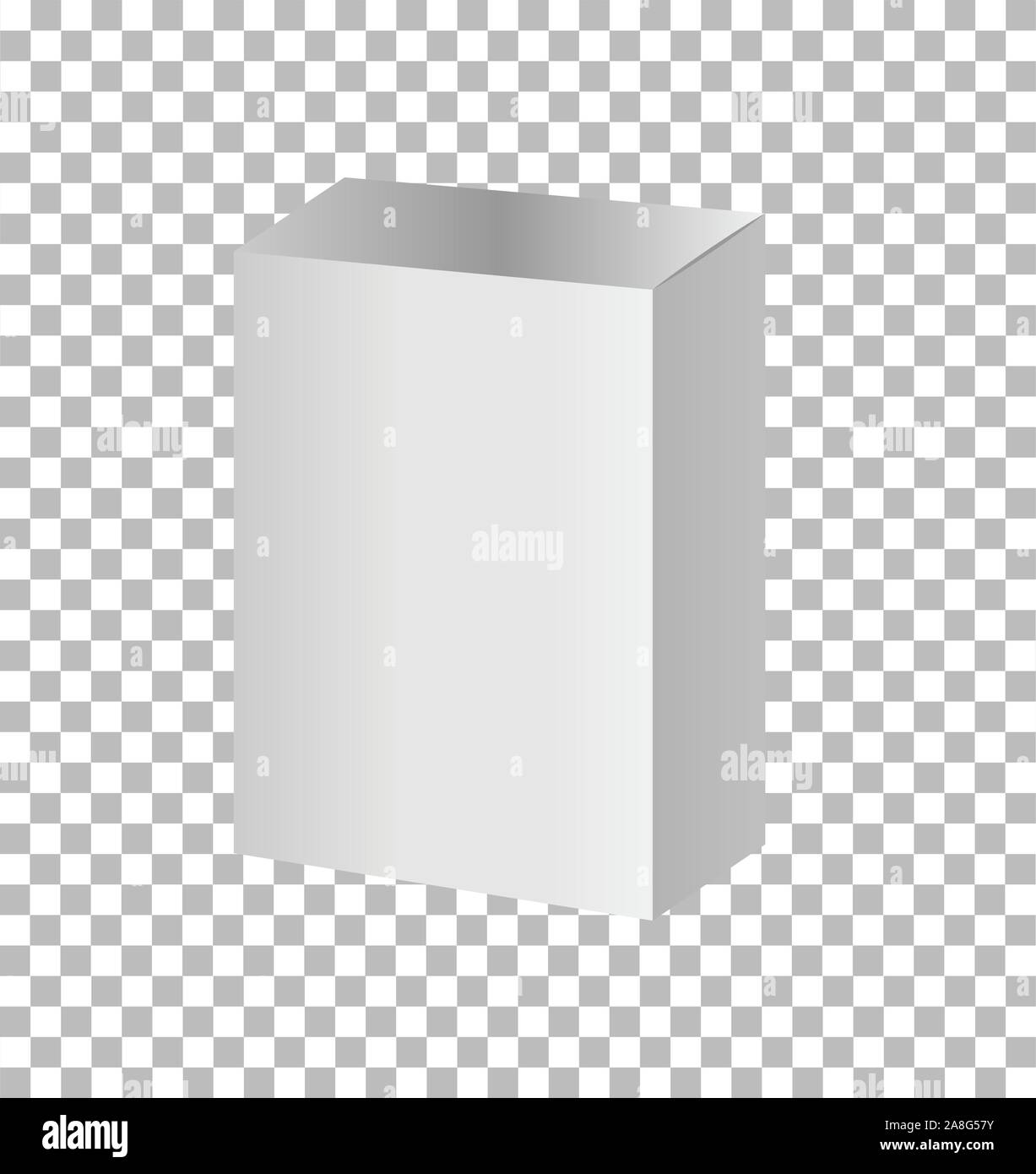 white blank cardboard package boxes mockup. realistic white package box ...