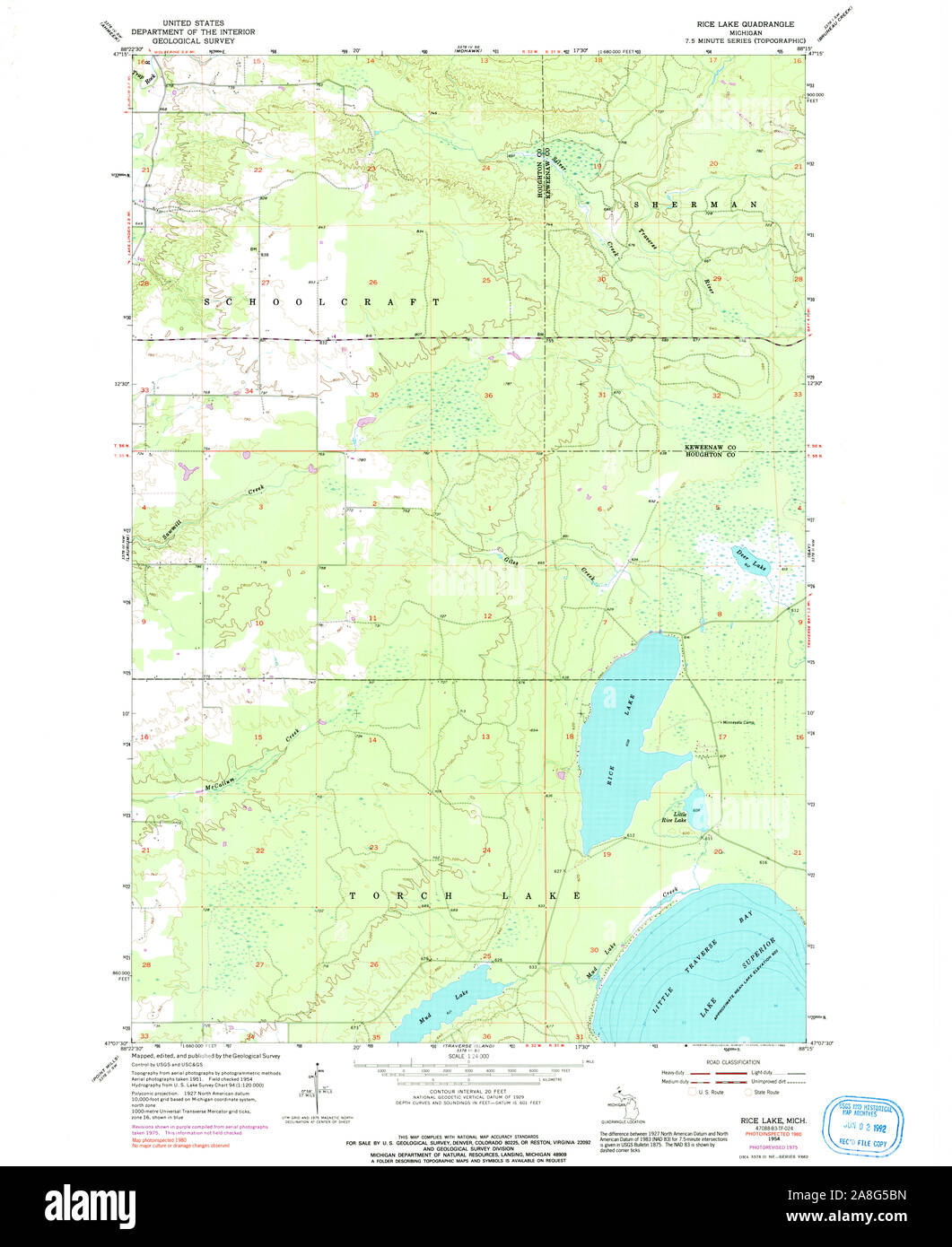 Rice lake Cut Out Stock Images & Pictures - Alamy