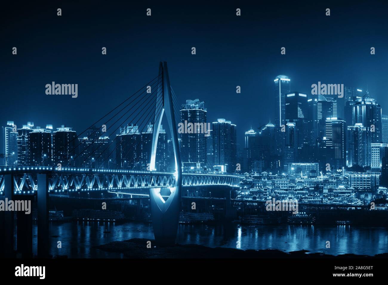 Hongyadong complex bridge city hi-res stock photography and images - Alamy