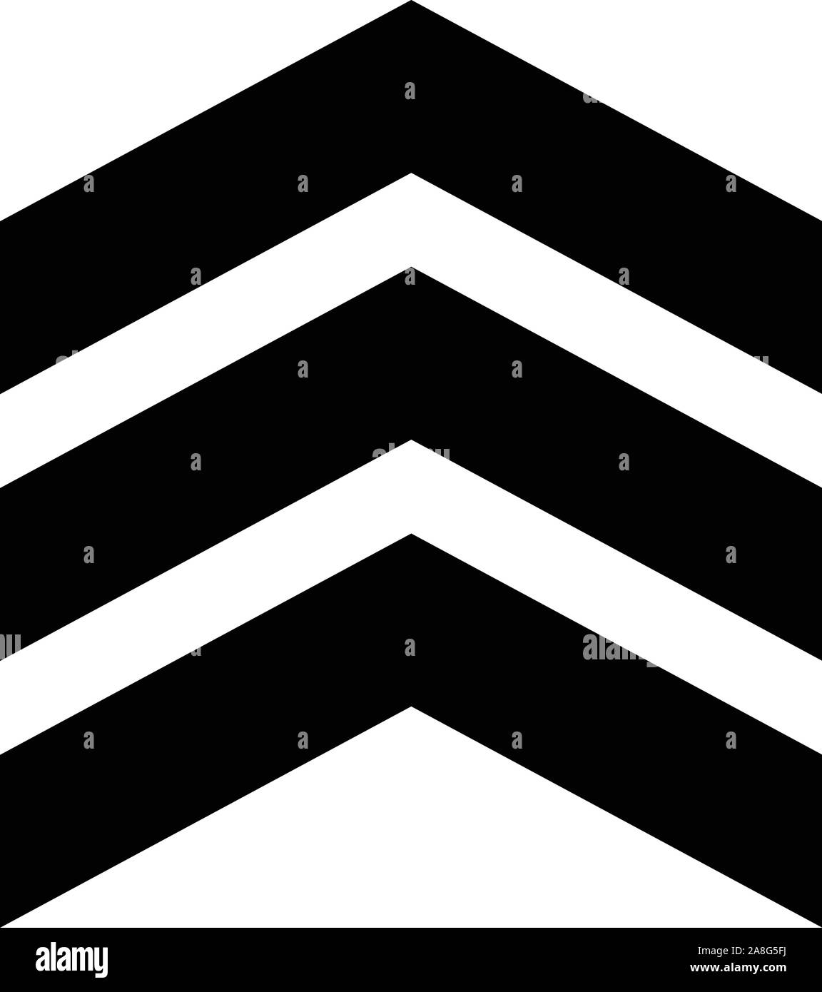 chevron vector icon on white background. flat style. chevron sign Stock ...