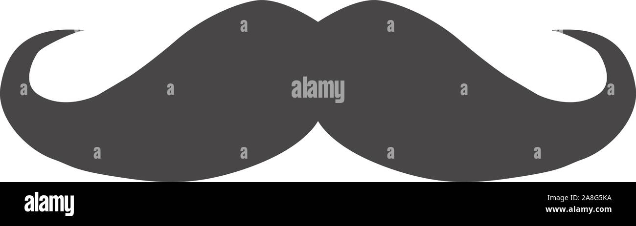 Italy mustache icon on white background. flat style. simple ...