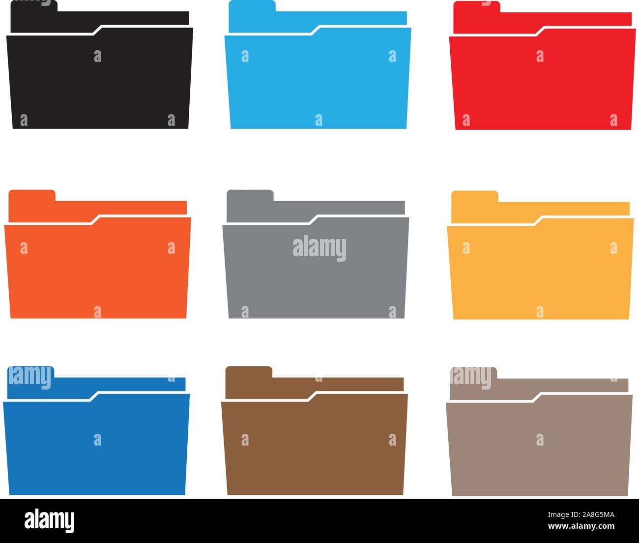 Computer Folder Icon Vector