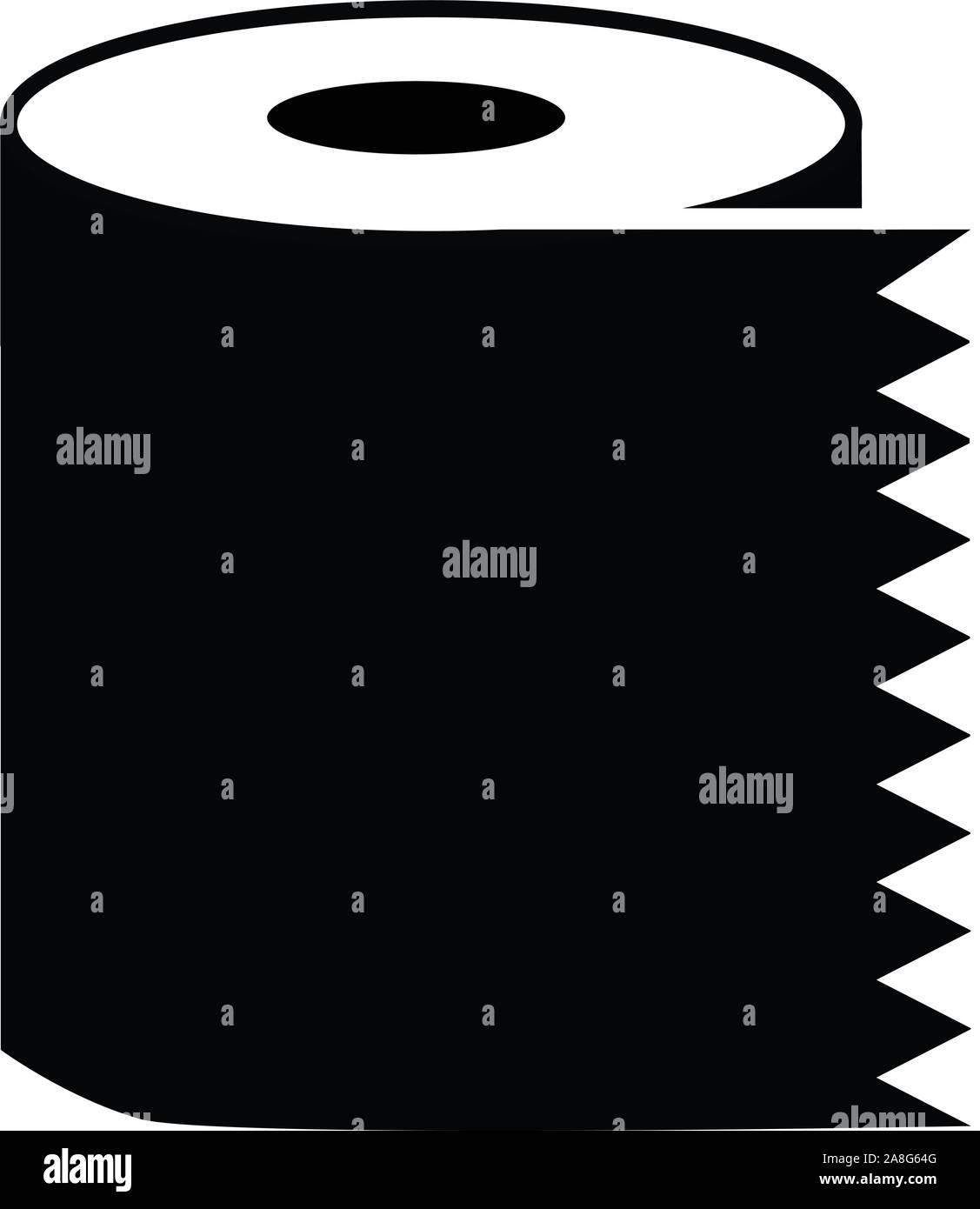paper towel icon on white background. Napkin Roll sign. flat style ...