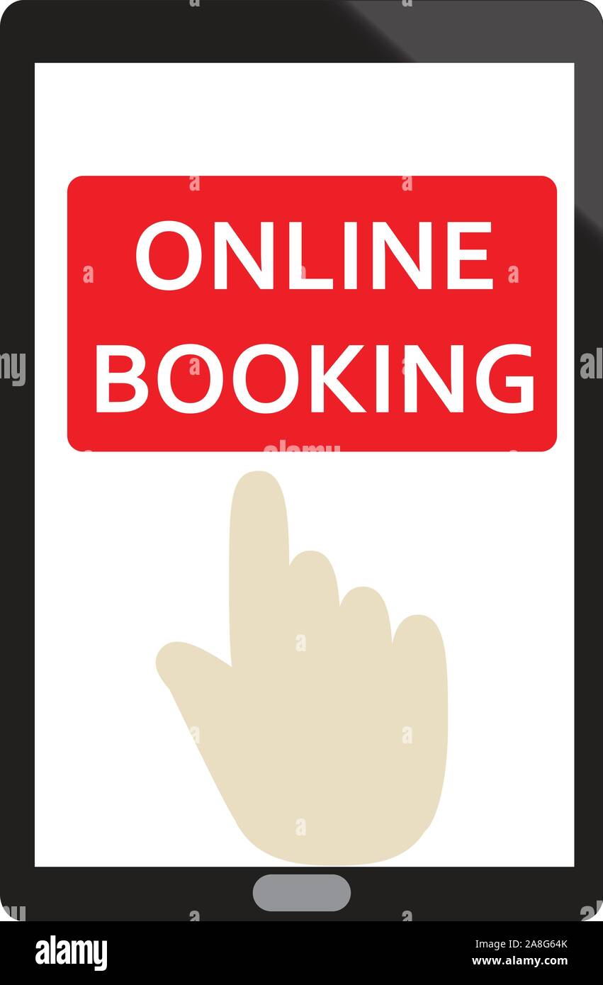 Woman holiday internet booking Cut Out Stock Images & Pictures - Alamy