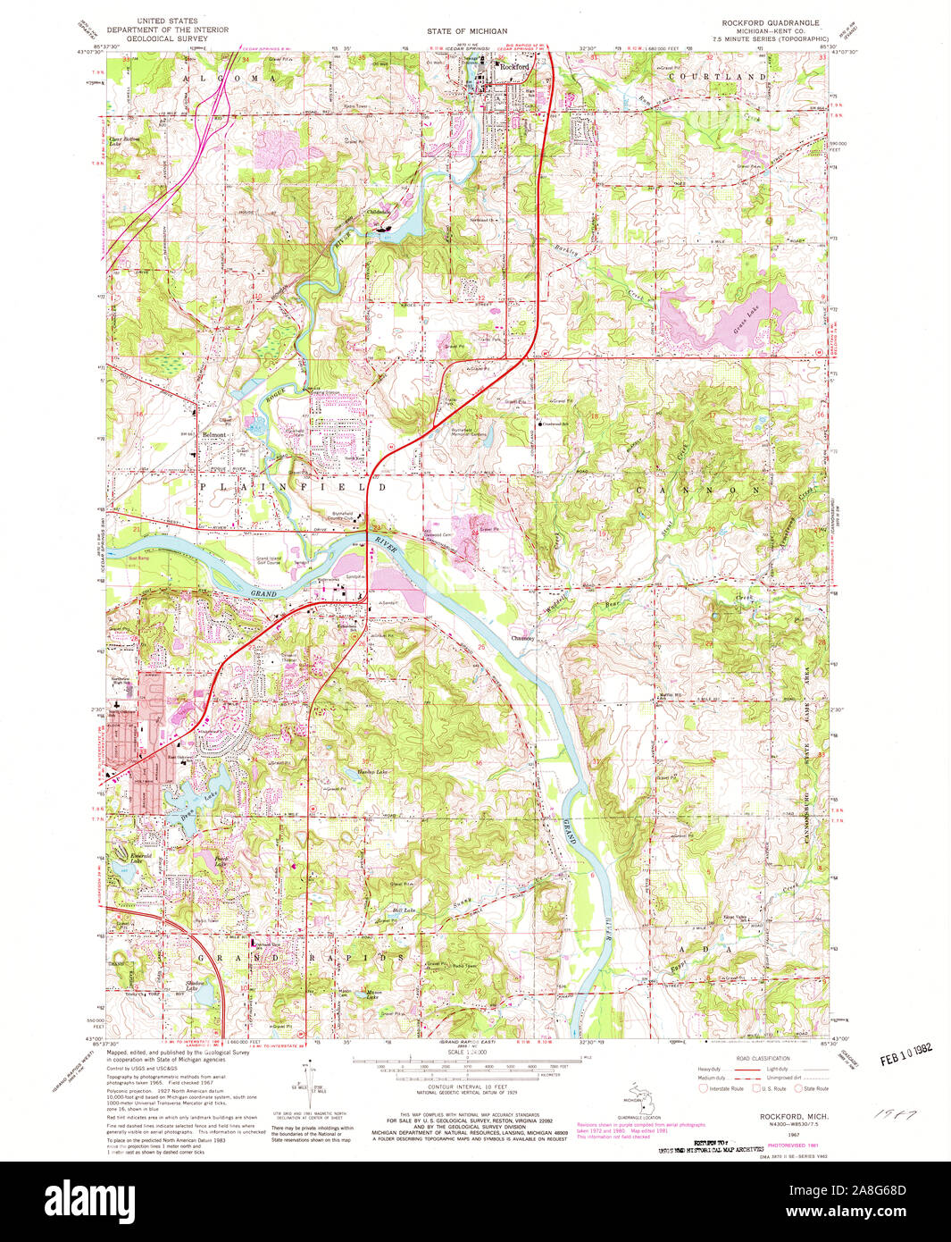 Rockford map hi-res stock photography and images - Alamy