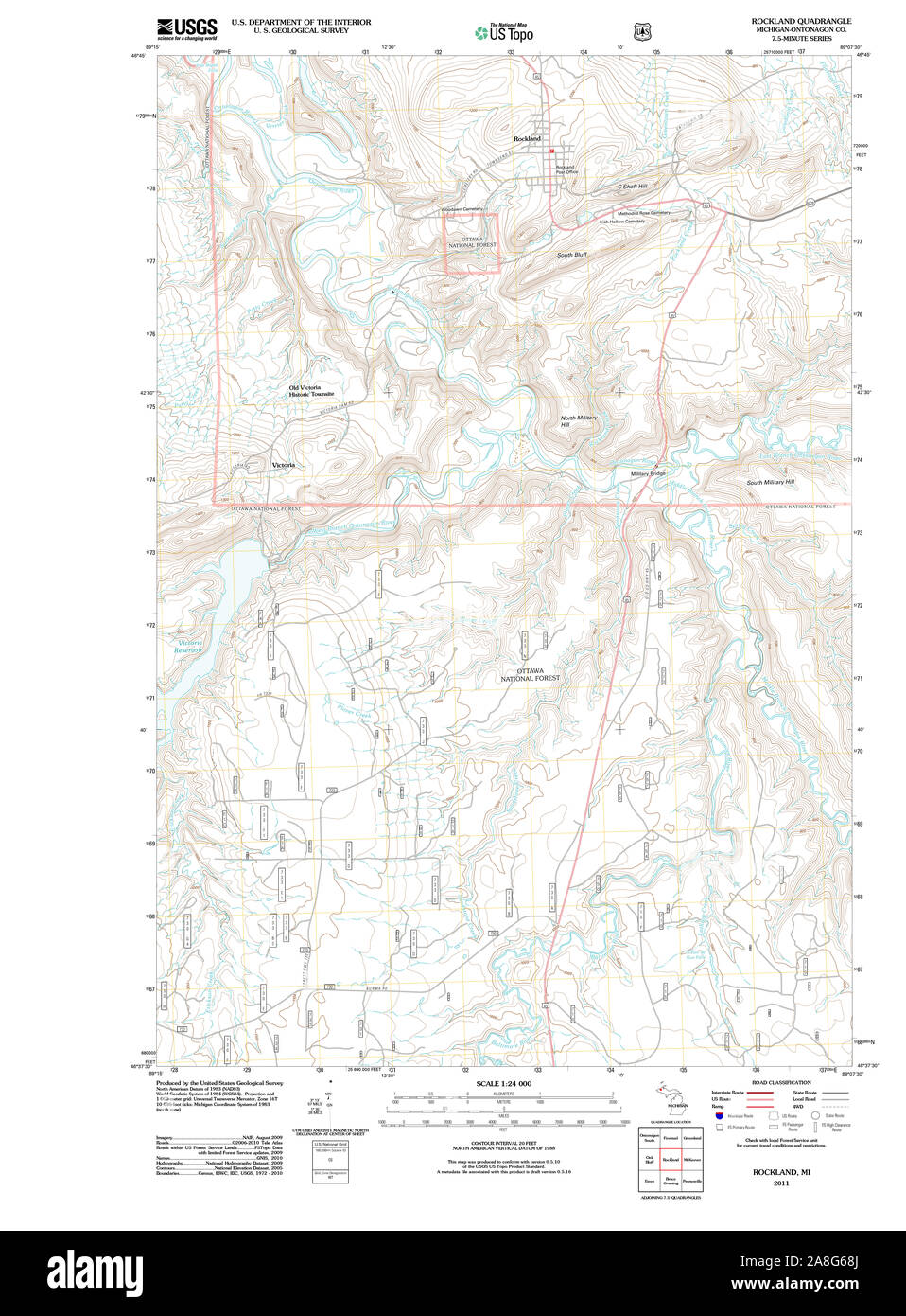 Map of rockland hi-res stock photography and images - Alamy