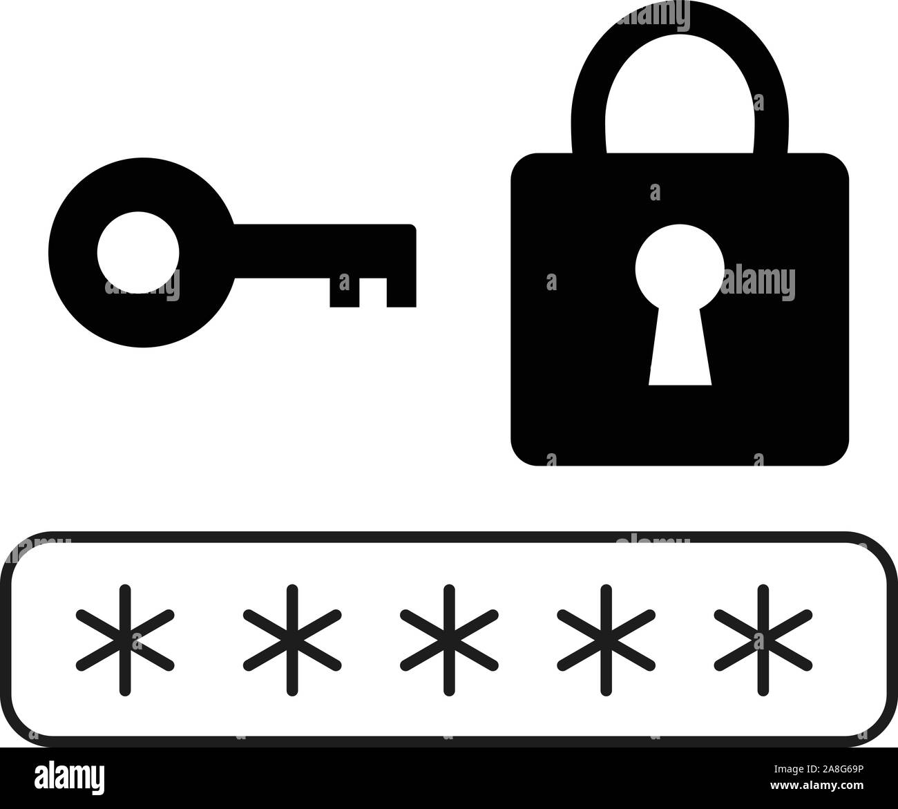 Login logo Black and White Stock Photos & Images - Alamy