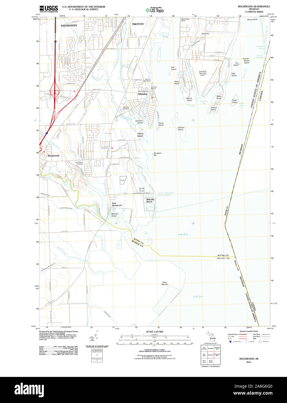 Rockwood map Cut Out Stock Images & Pictures - Alamy