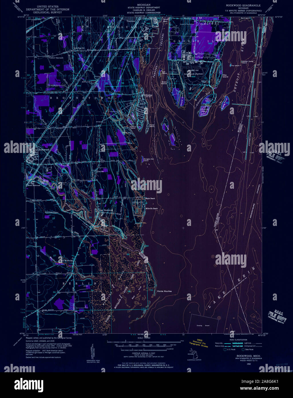 Map of rockwood hi-res stock photography and images - Alamy