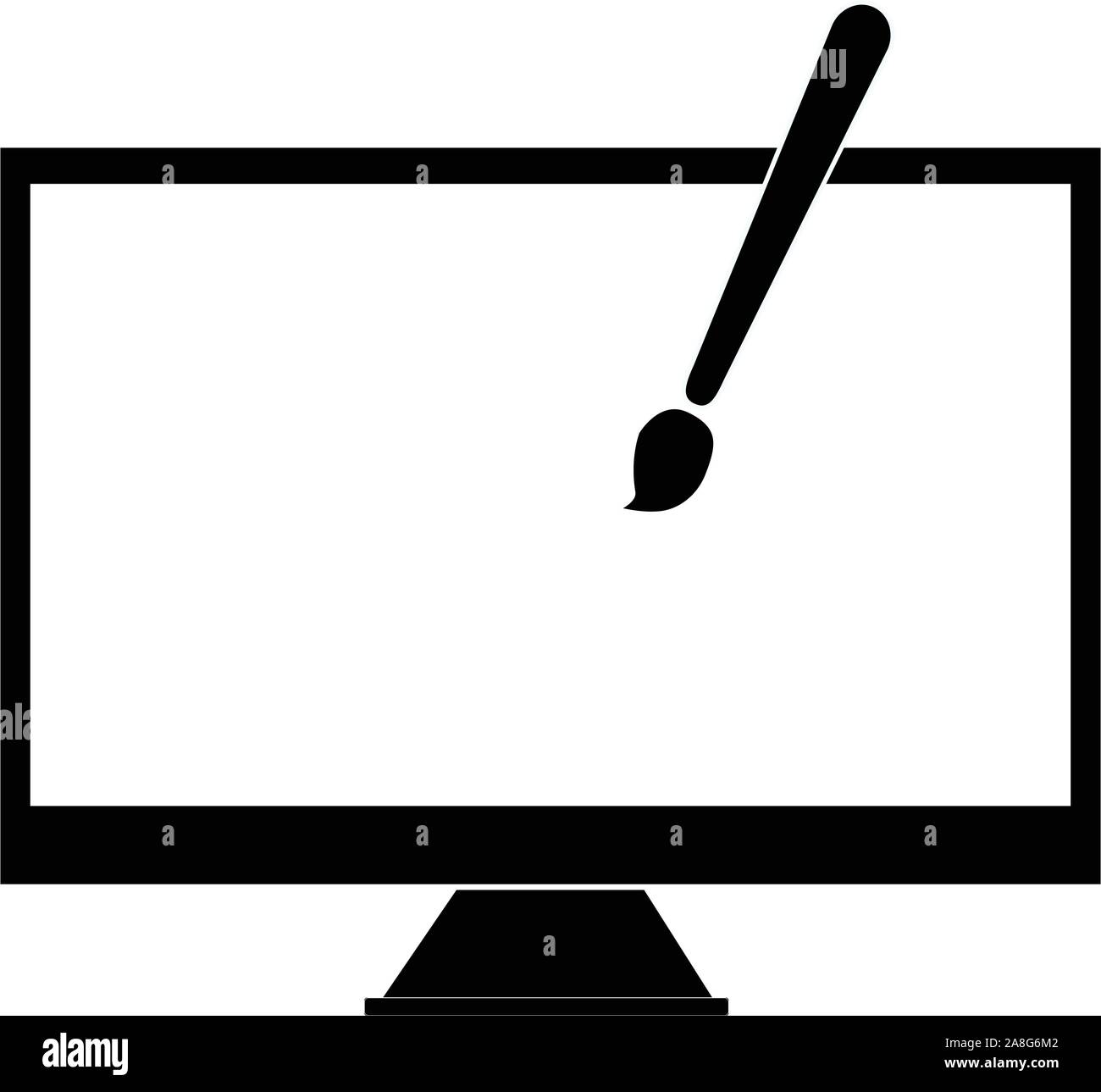 web design icon in trendy flat style on white background. web design ...