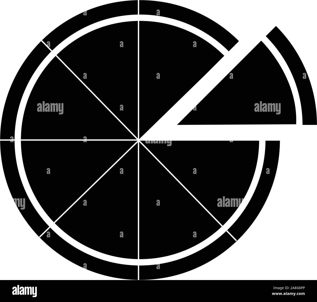 pizza icon on white background. pizza icon for your web site design ...