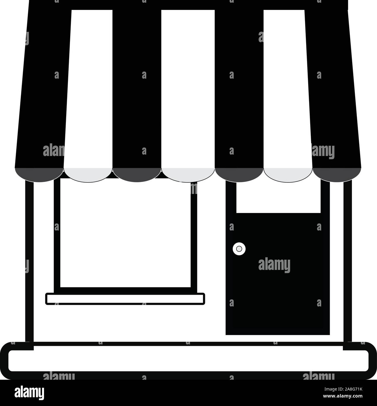 Small convenience store Stock Vector Images - Alamy