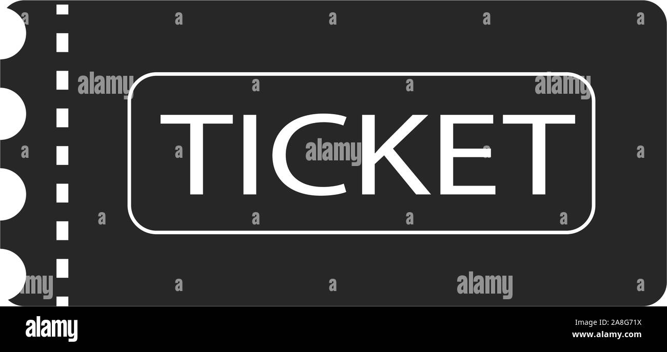 ticket icon on white background. ticket sign. flat style Stock Vector ...