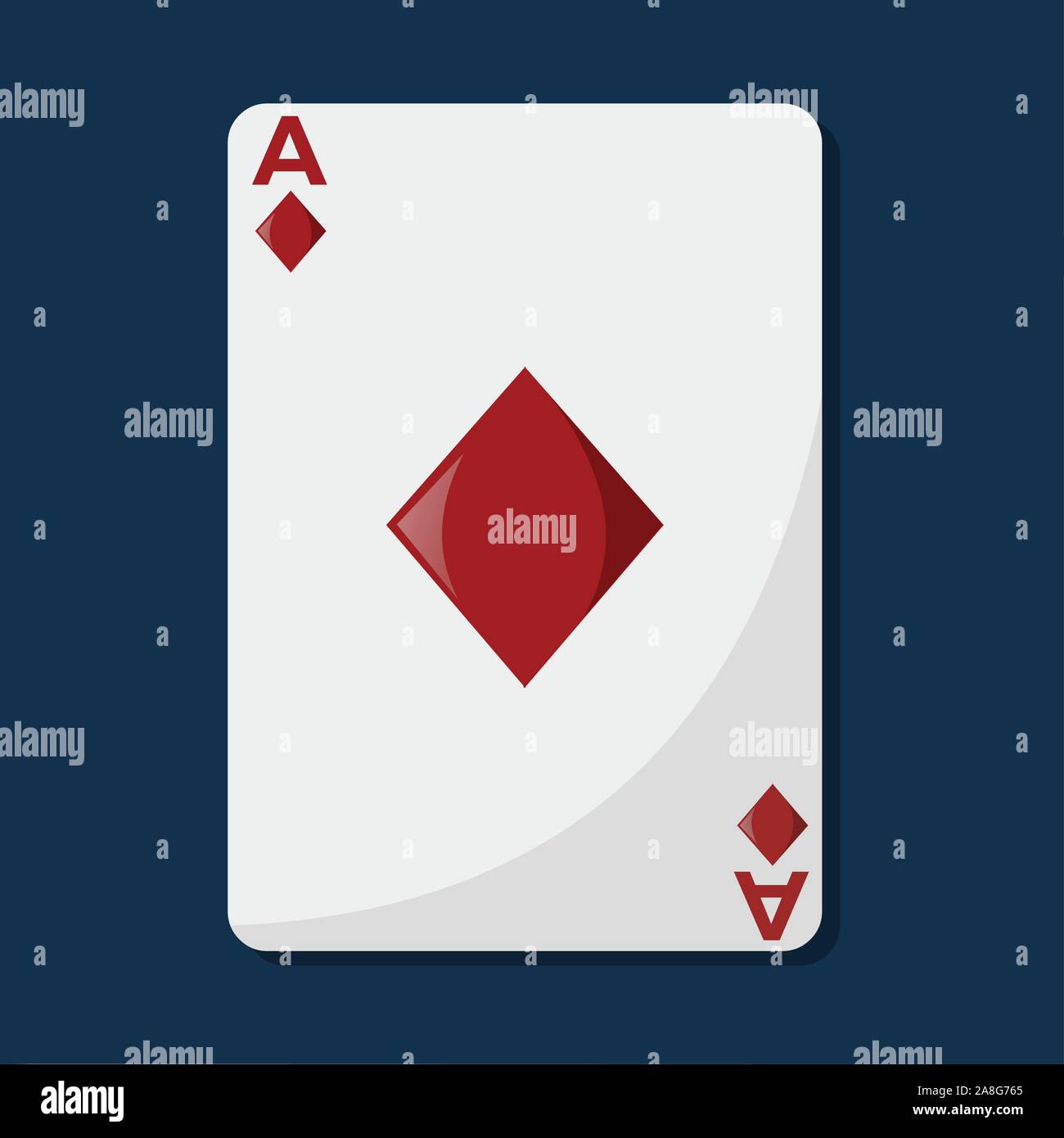 diamond Ace cards vector illustration Stock Vector Image & Art - Alamy