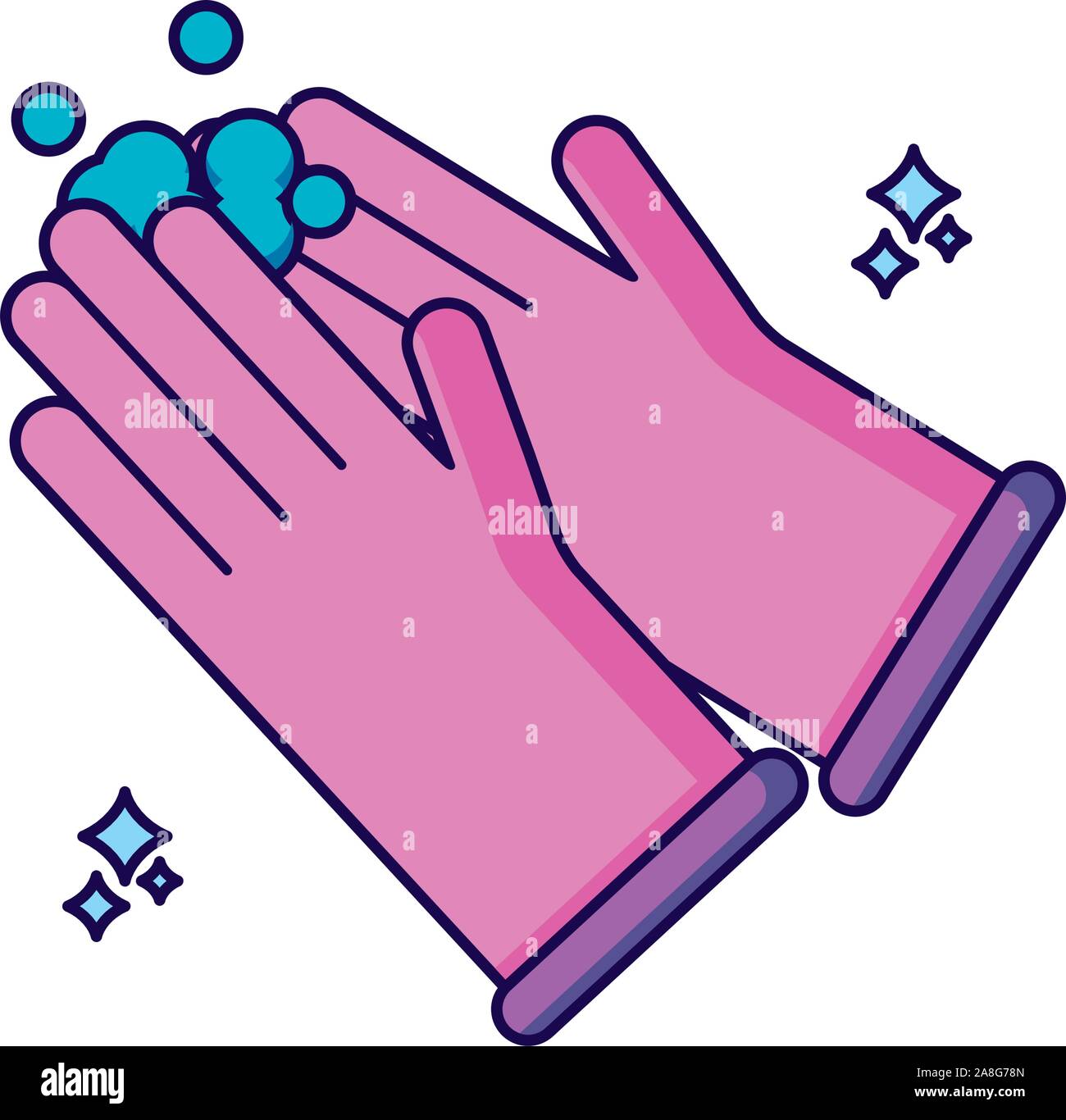 gloves design, Clean home hygiene domestic interior housework and ...