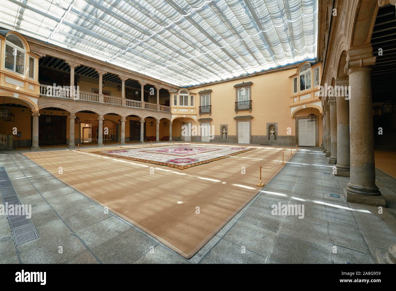 Royal Palace of El Pardo historic building in Madrid, Spain Stock Photo ...