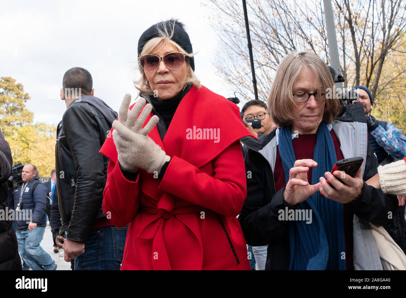 Washington, DC, USA. 8th Nov, 2019. Actress and political activist Jane ...