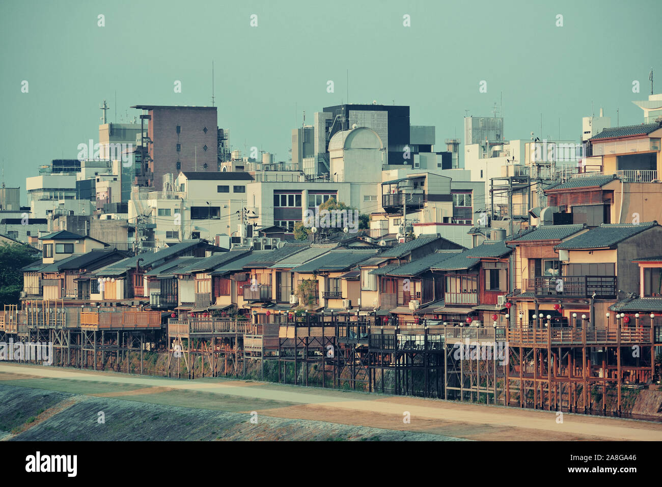 Kyoto urban architecture cityscape, Japan Stock Photo - Alamy