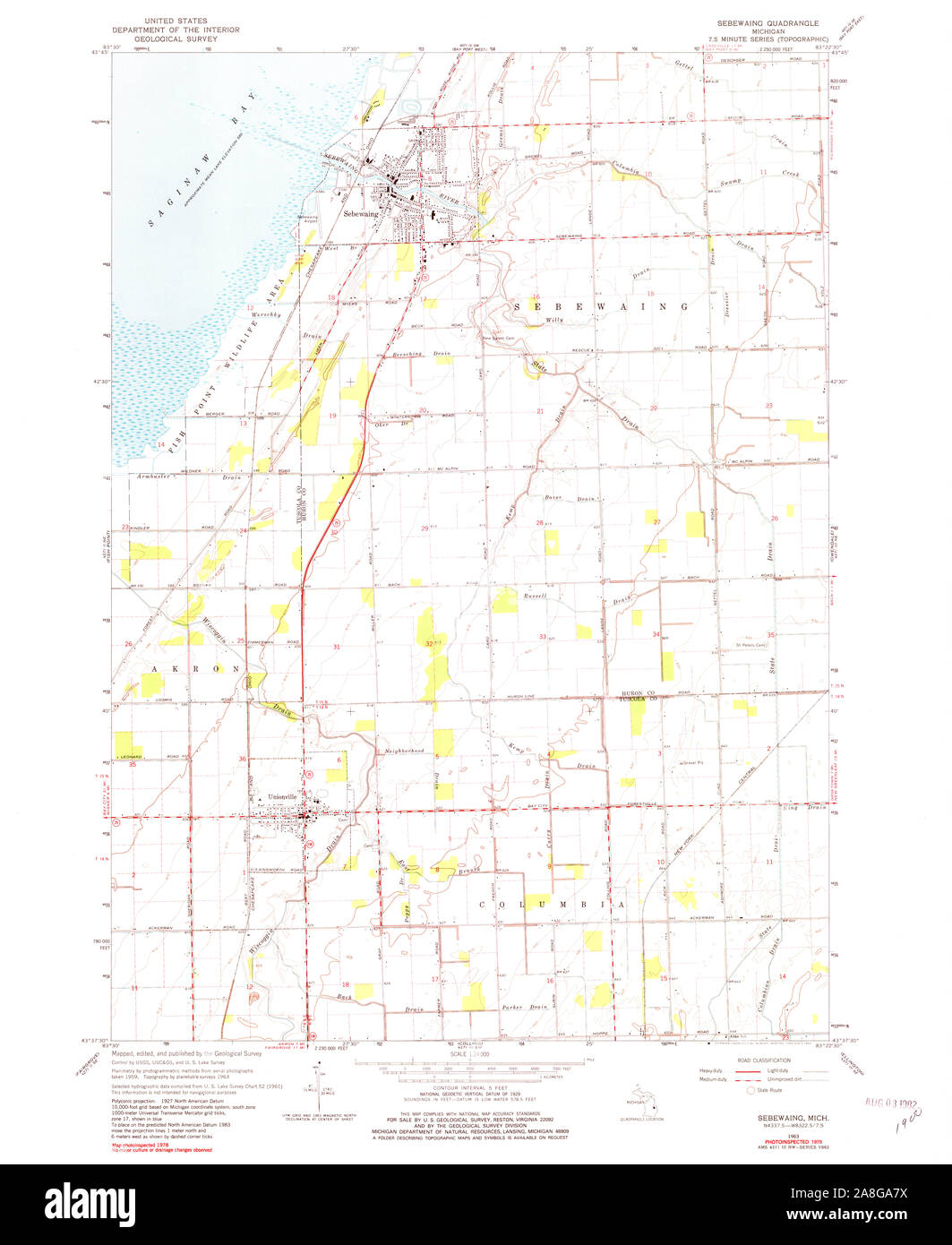 Sebewaing hi-res stock photography and images - Alamy