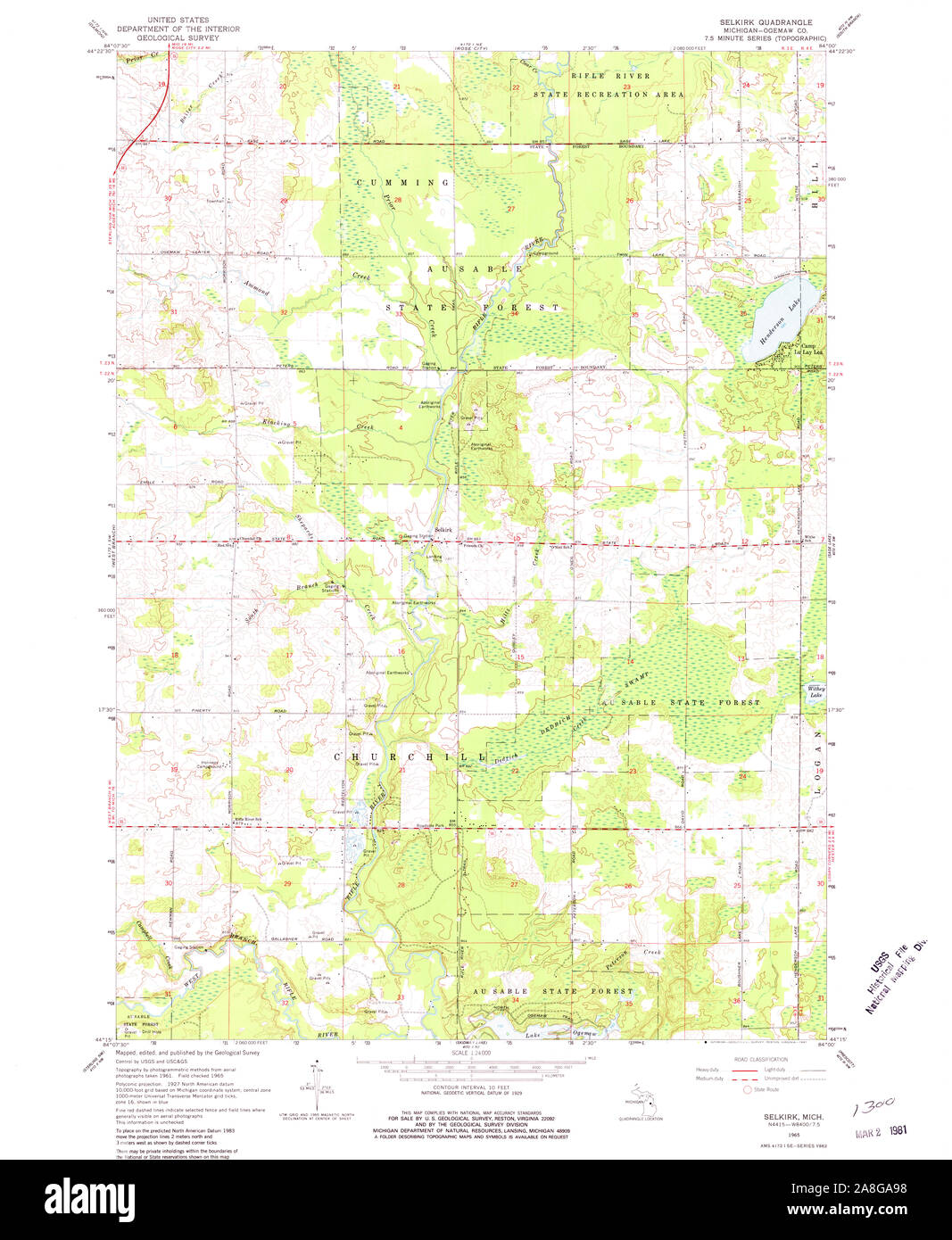 Map of selkirk Cut Out Stock Images & Pictures - Alamy