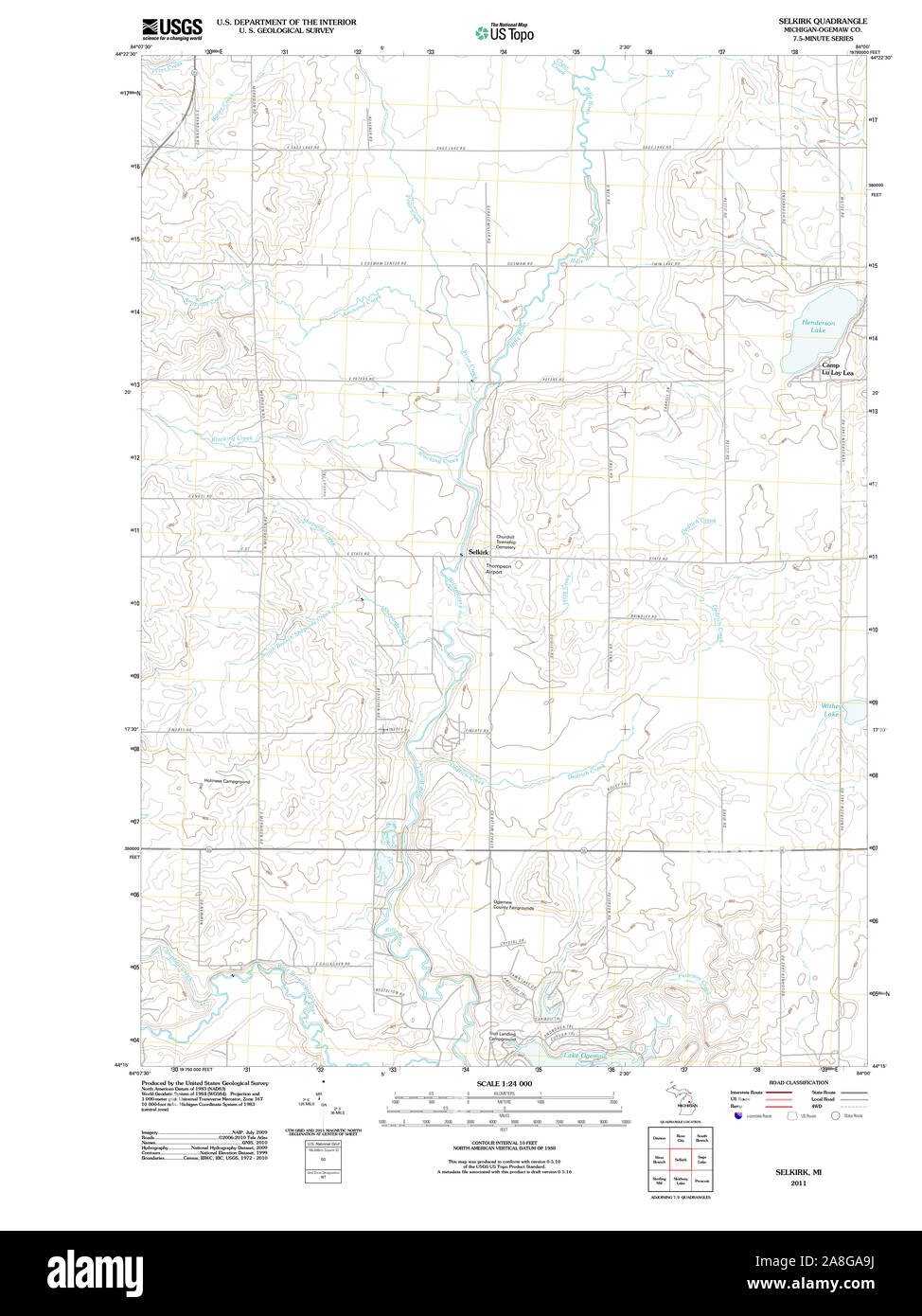 Selkirk map hi-res stock photography and images - Alamy