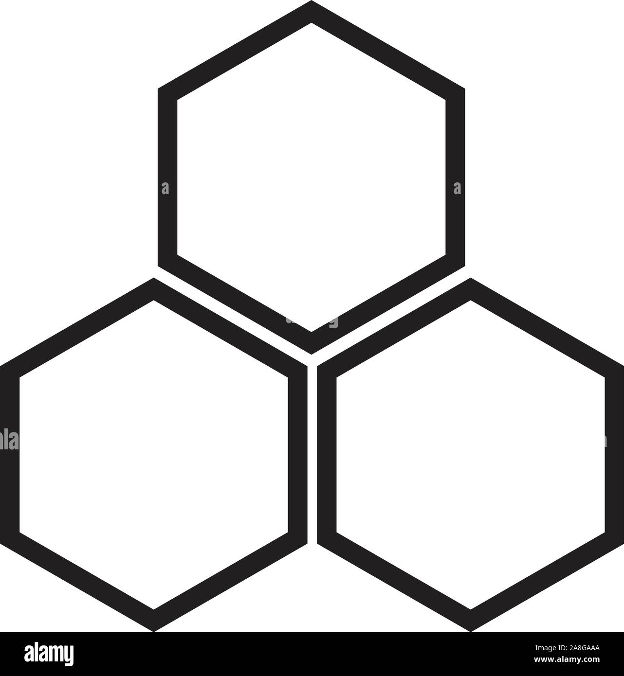 Honeycomb icon on white background. flat style. Honeycomb icon for your ...