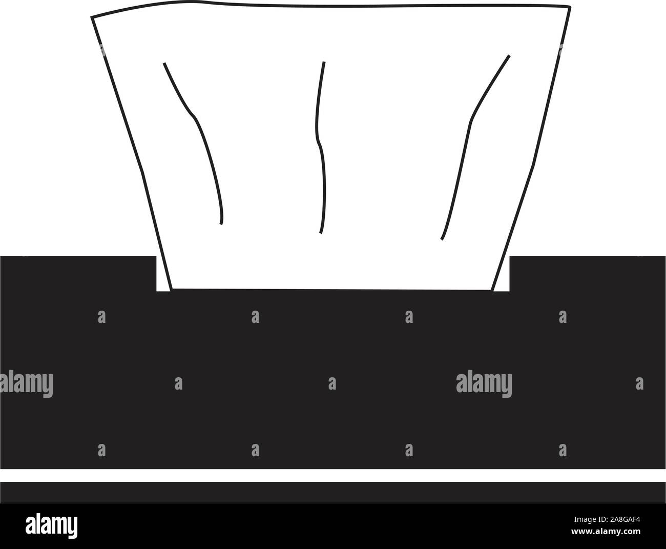 napkins icon on white background. flat style. napkins icon for your web ...