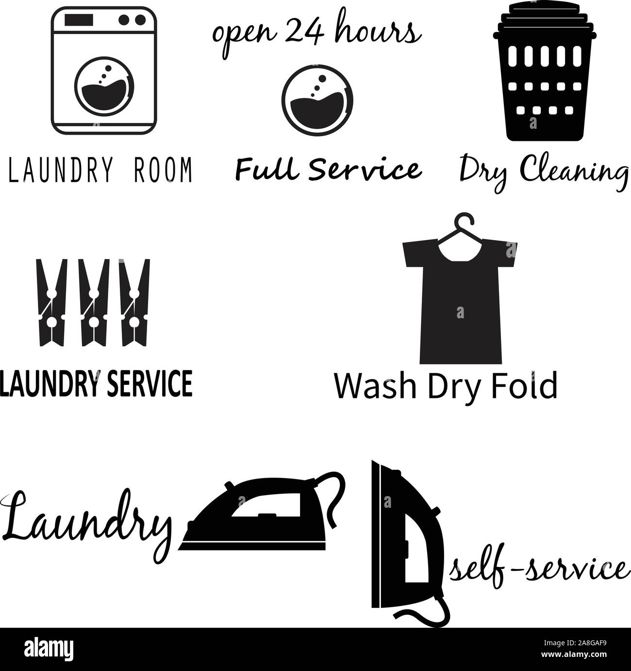 Dry Cleaning Logo