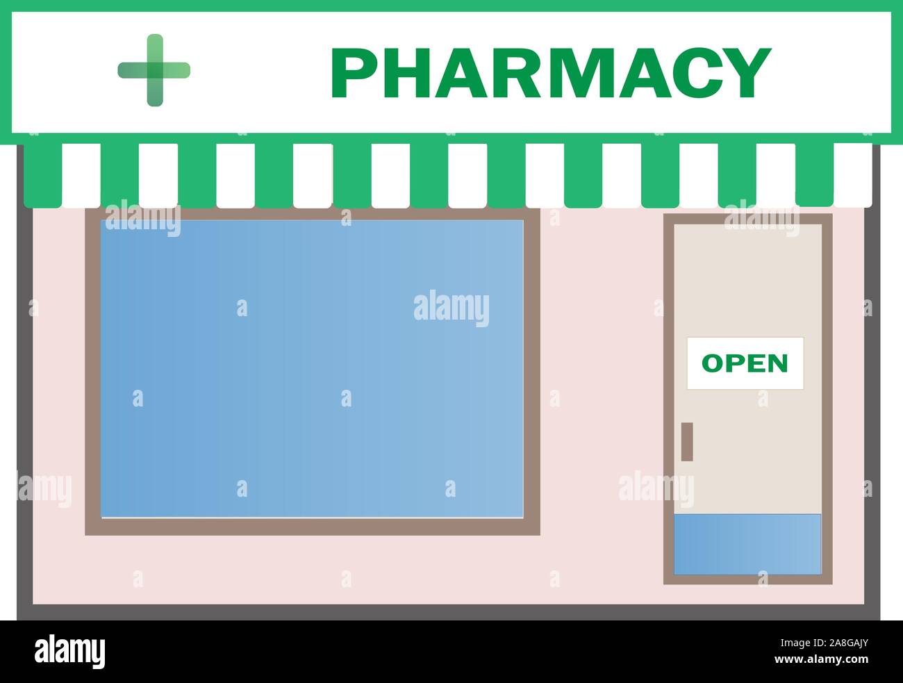 Pharmacy Building Clipart