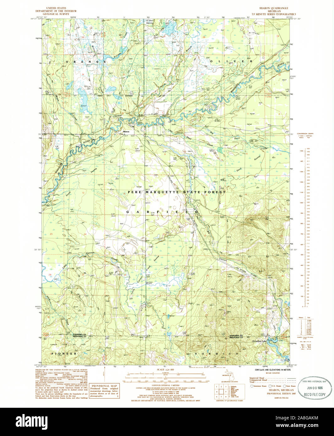 Map of sharon Cut Out Stock Images & Pictures - Alamy
