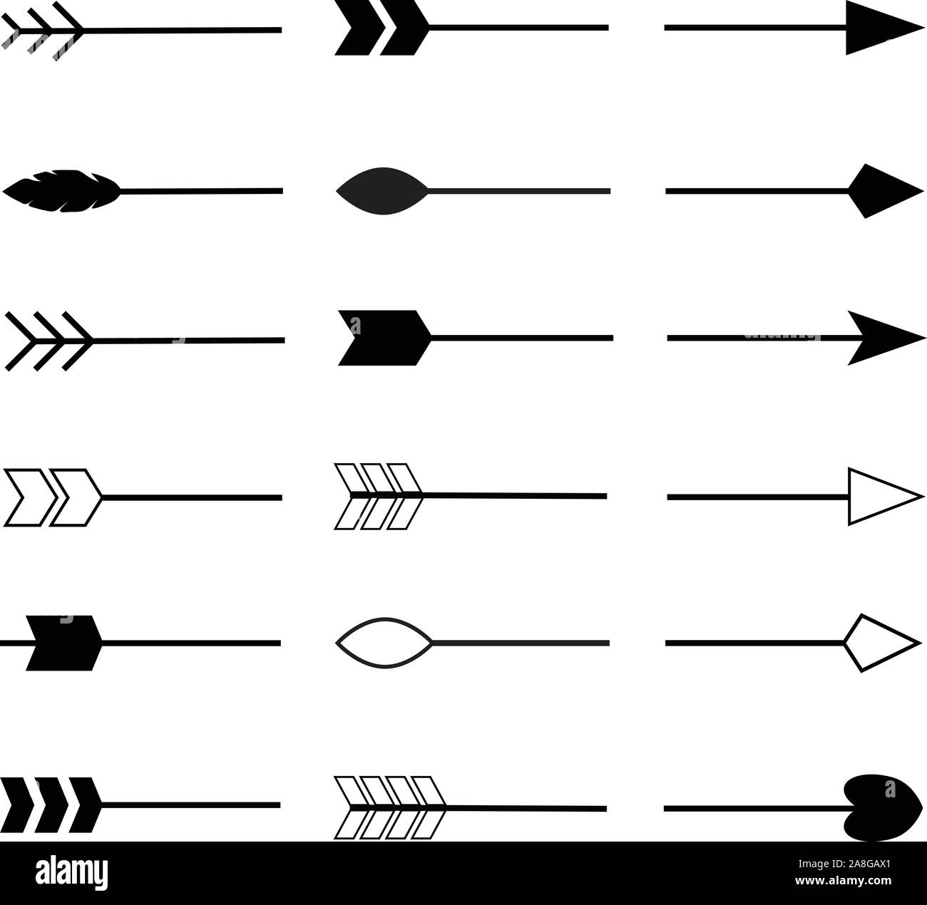 split arrow icon on white background. flat style. split arrow icon for ...