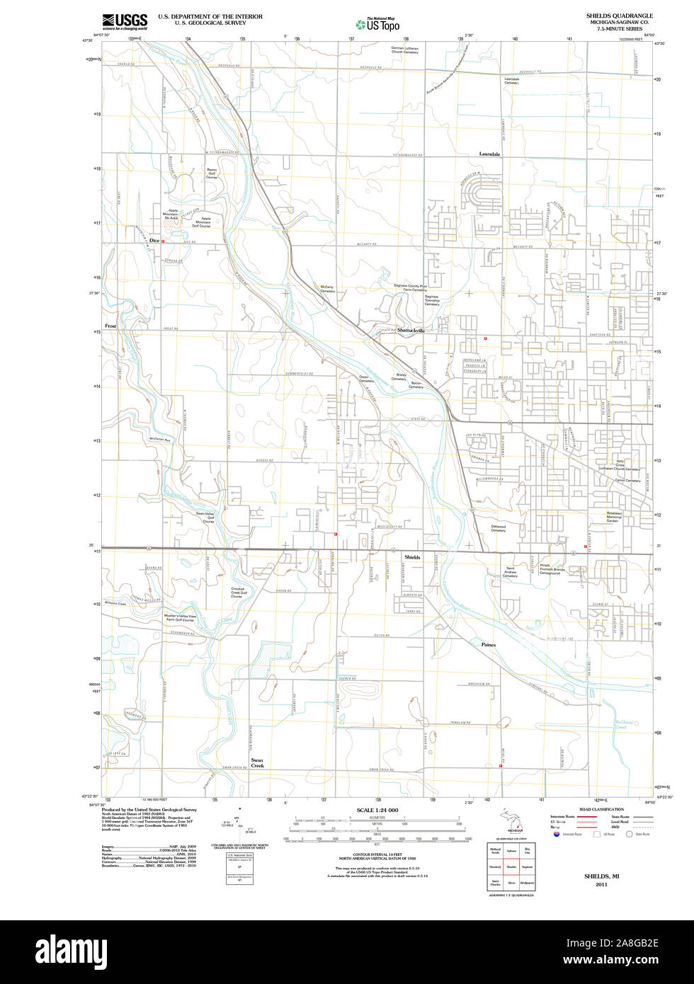 United states topology map hi-res stock photography and images - Alamy