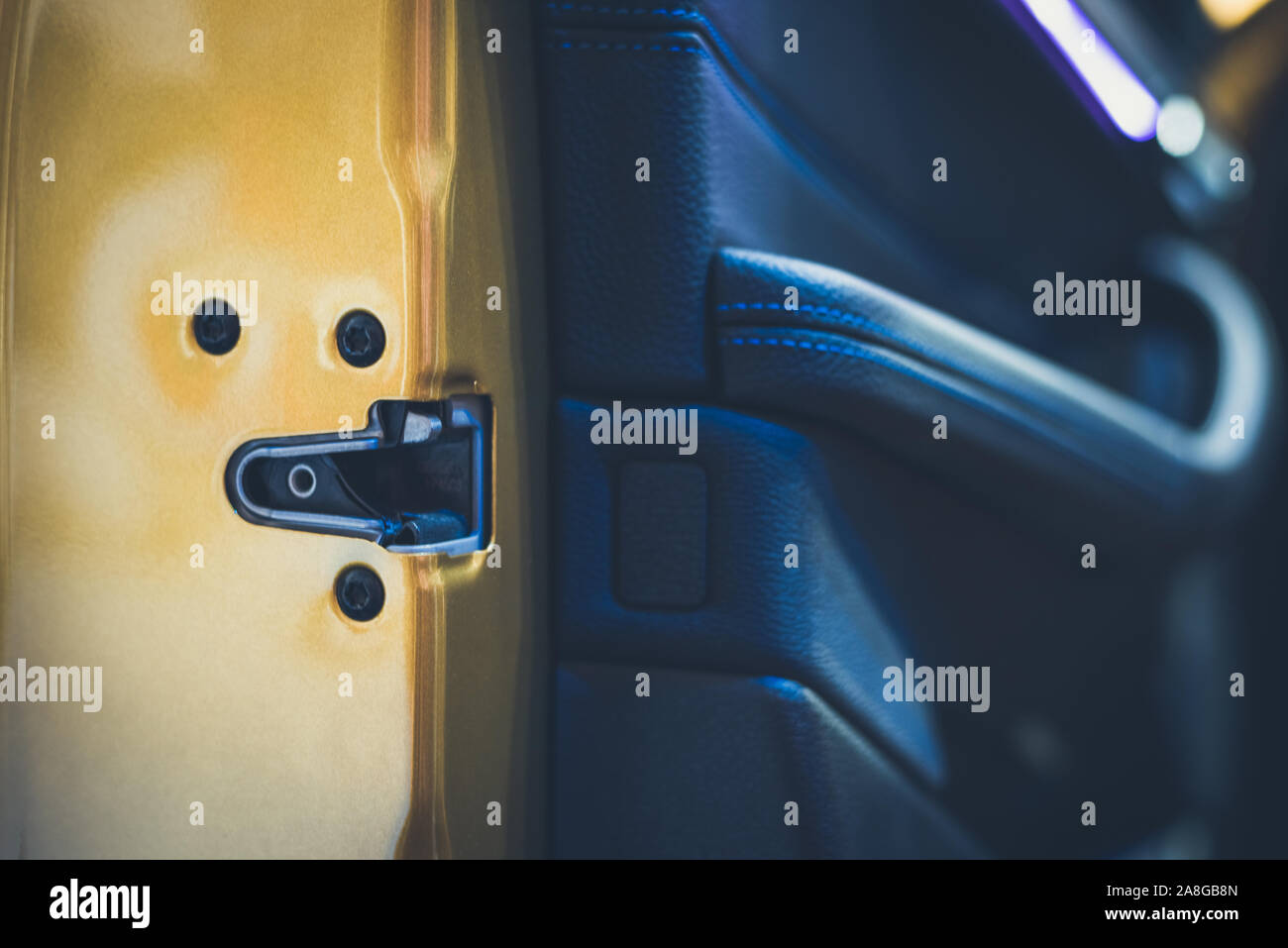 Child car door interior hi-res stock photography and images - Alamy