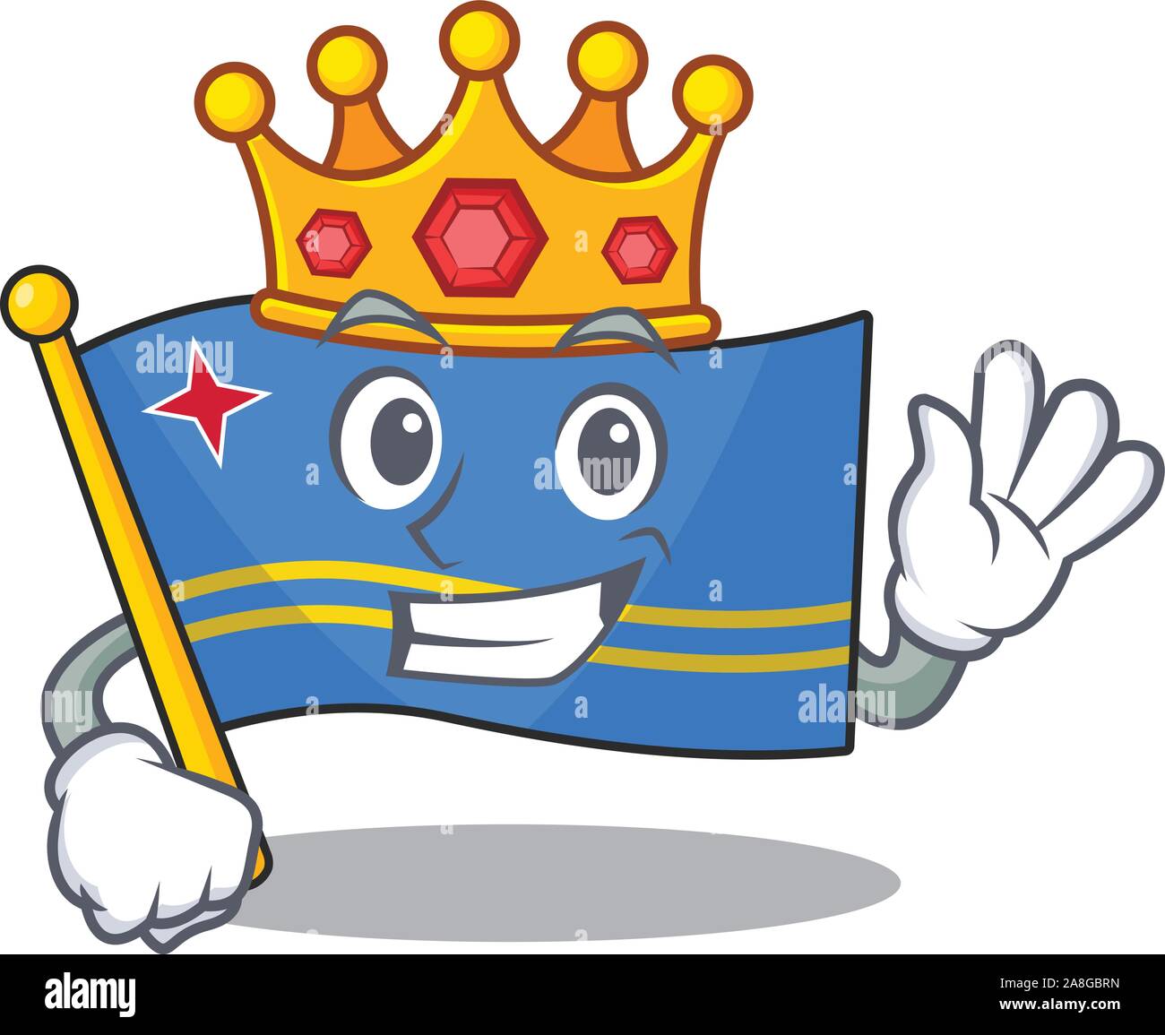 Aruban flag Stock Vector Images - Alamy