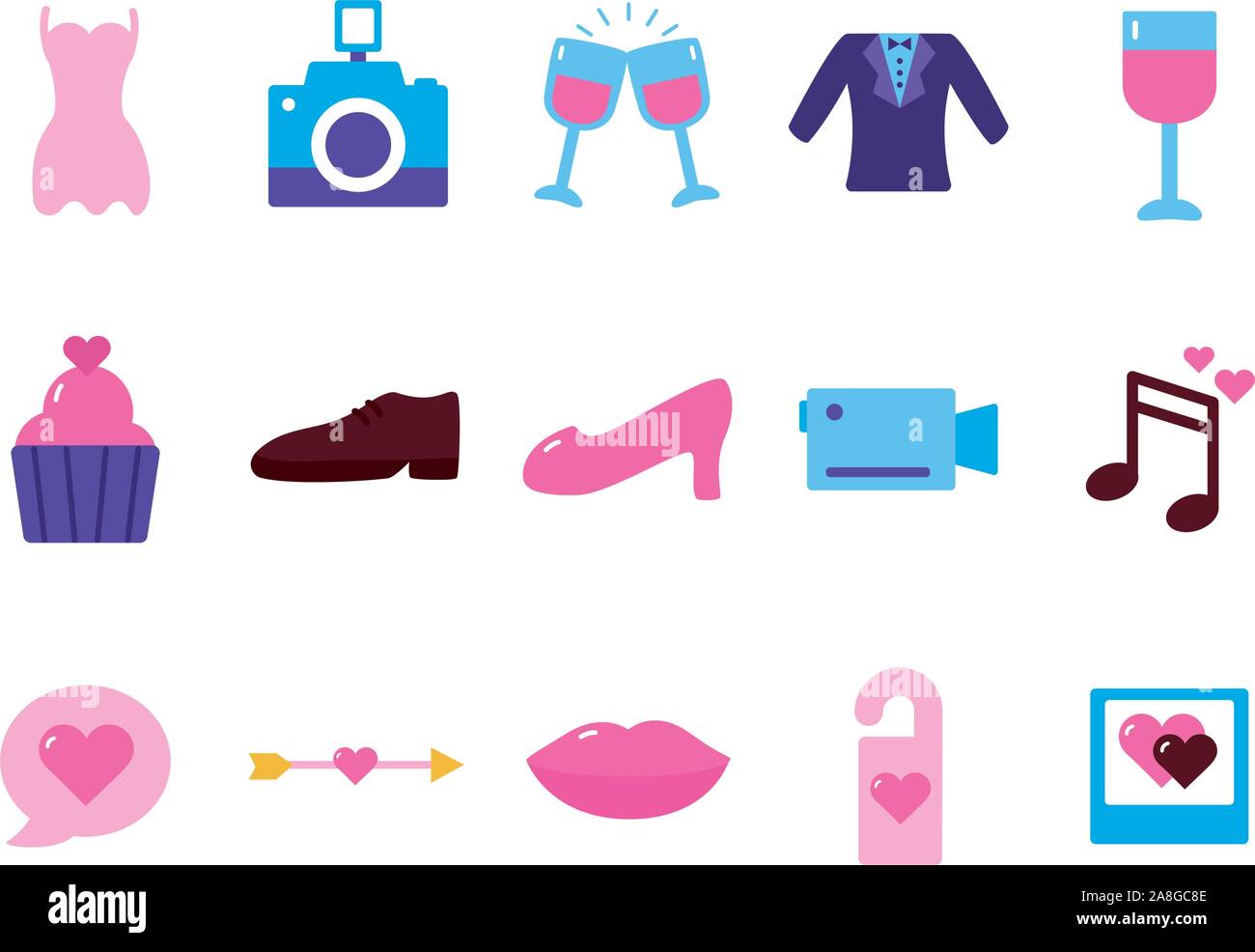 Flat shoe wedding Cut Out Stock Images & Pictures - Alamy