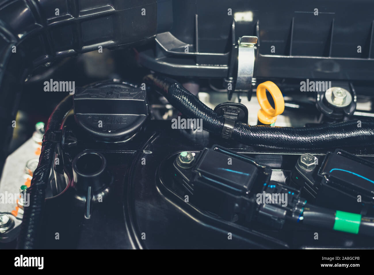 Oil valve cover hi-res stock photography and images - Alamy