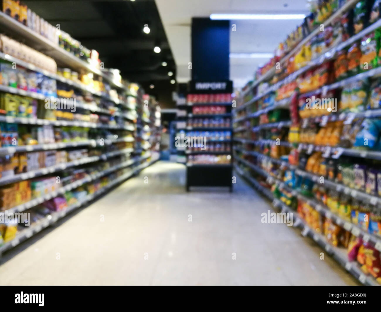 Abstract blur supermarket for background Stock Photo - Alamy