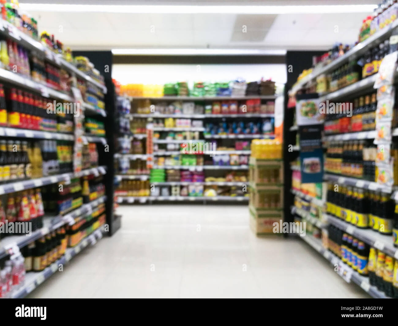 Abstract blur supermarket for background Stock Photo - Alamy