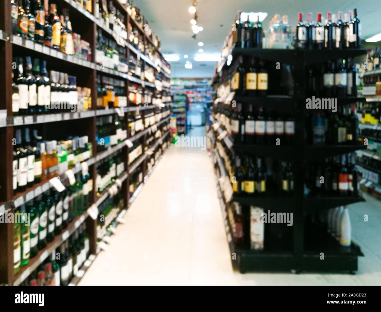 Supermarket aisle drink bottles hi-res stock photography and images - Alamy