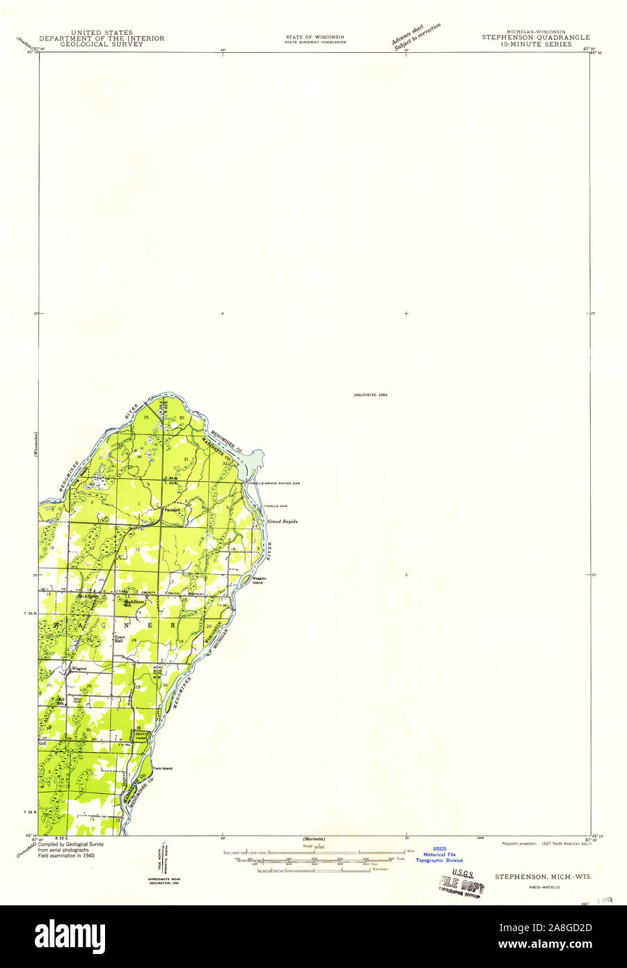 Map of stephenson hi-res stock photography and images - Alamy