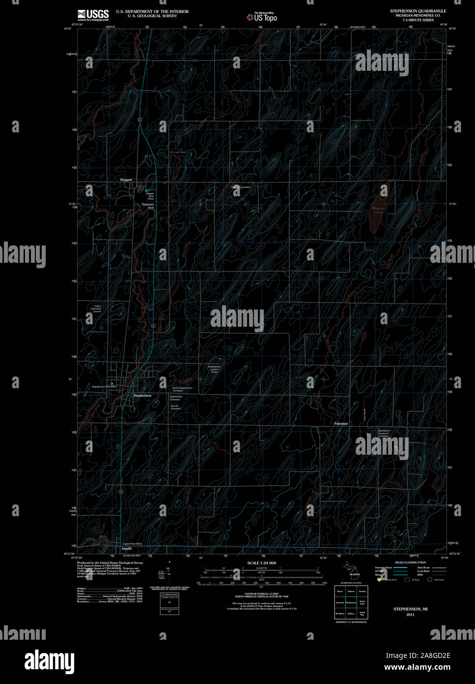 Map of stephenson hi-res stock photography and images - Alamy