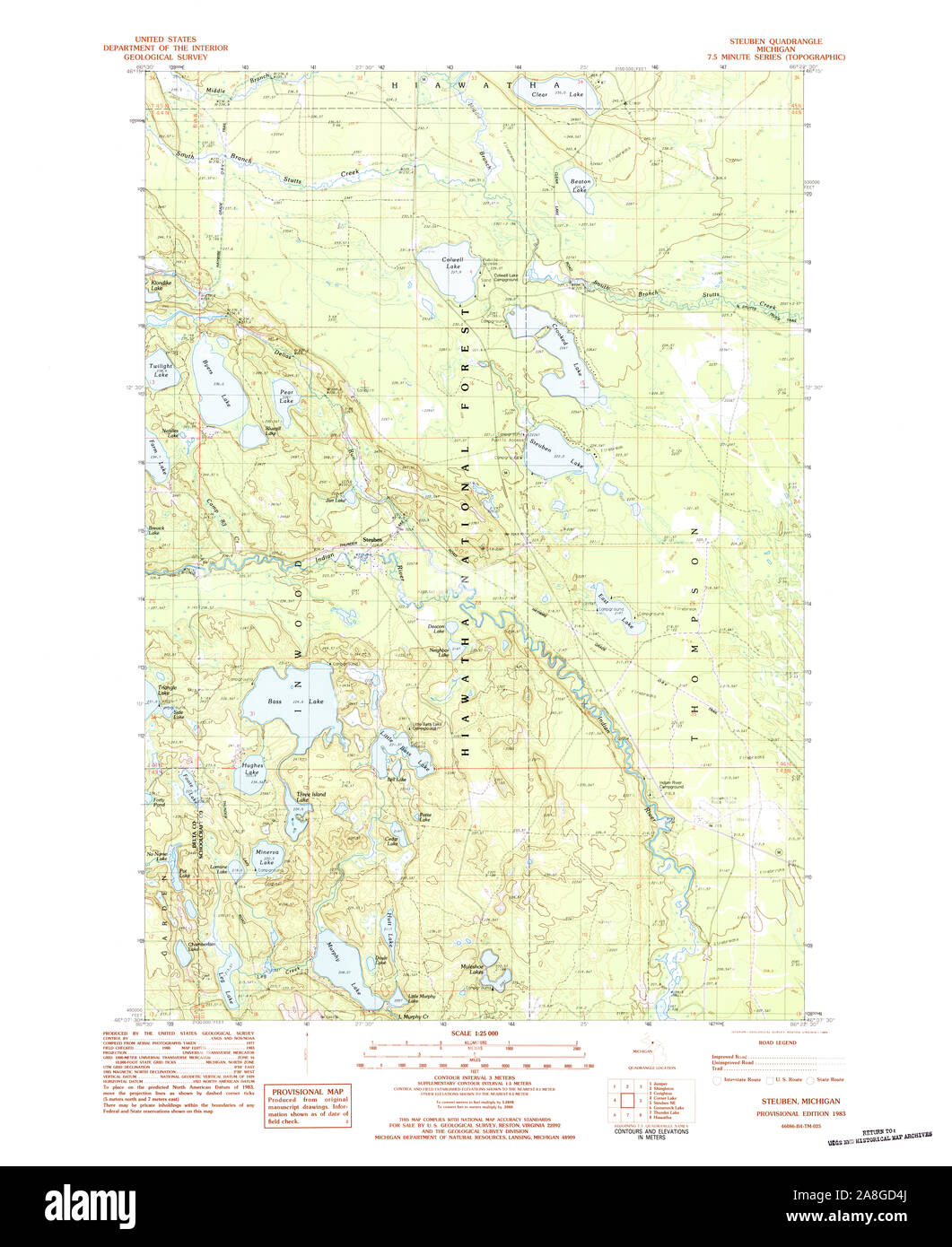 Map of steuben hi-res stock photography and images - Alamy