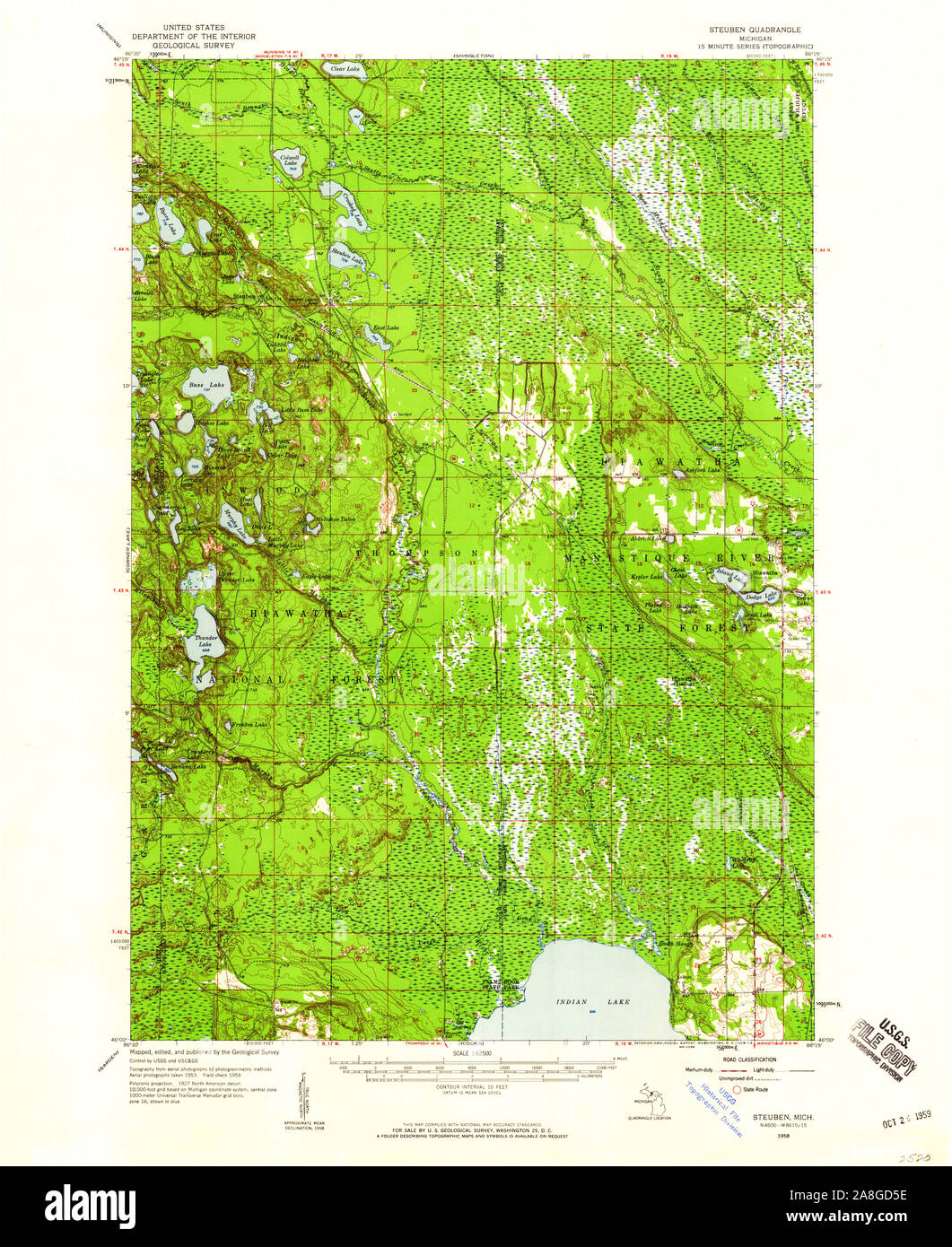 Map of steuben hi-res stock photography and images - Alamy