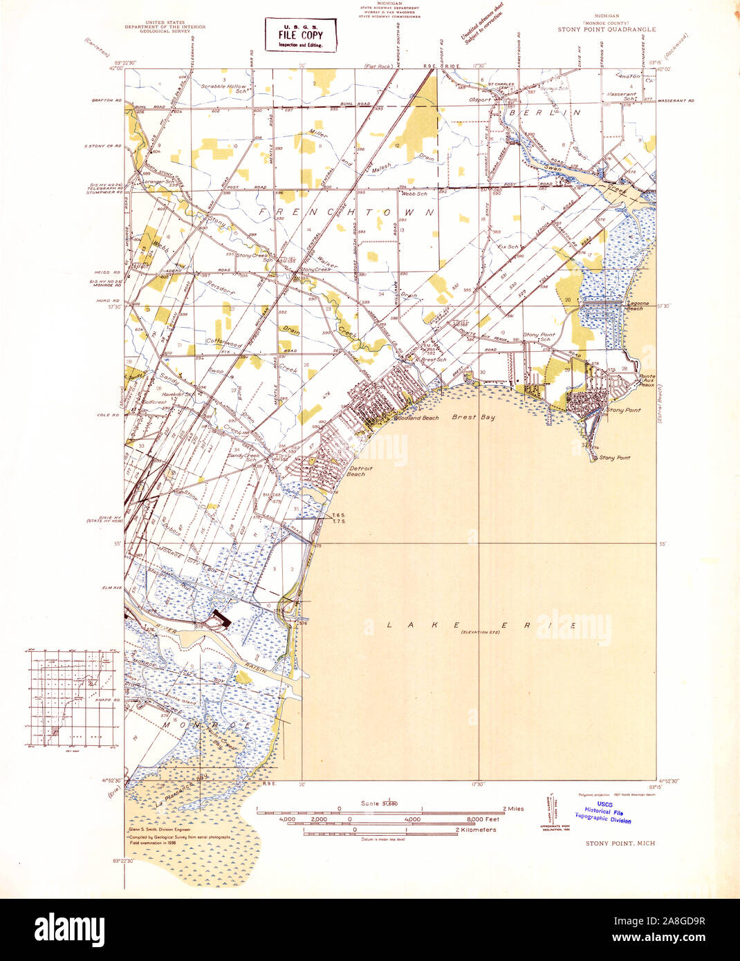 Stony point map hi-res stock photography and images - Alamy