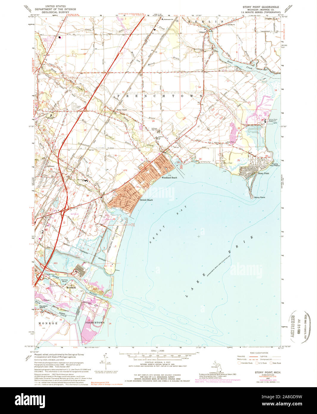 Stony point map hi-res stock photography and images - Alamy