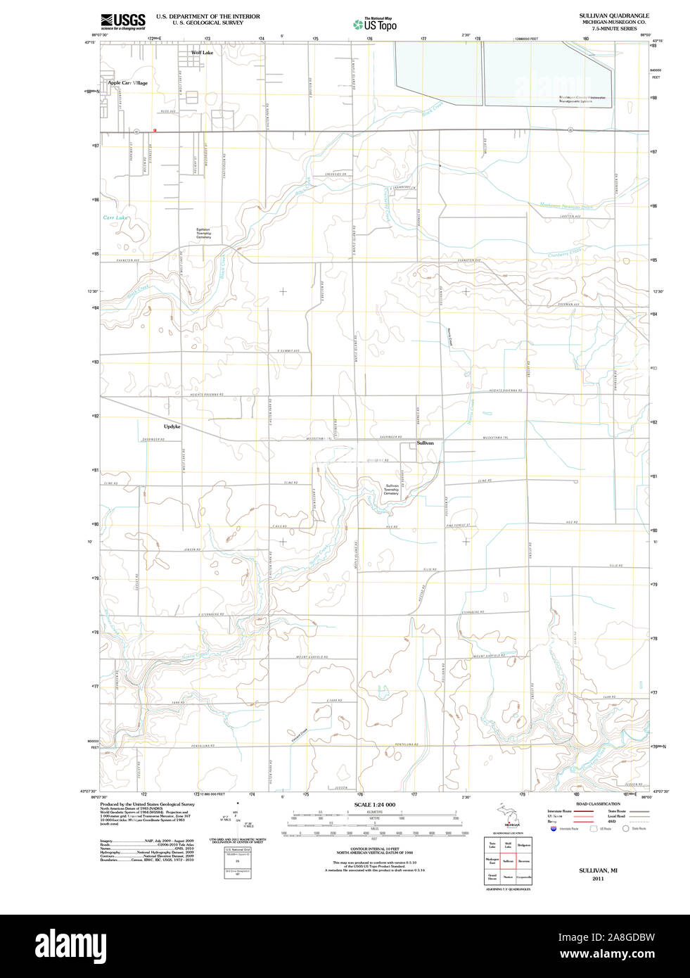 Sullivan map hi-res stock photography and images - Alamy