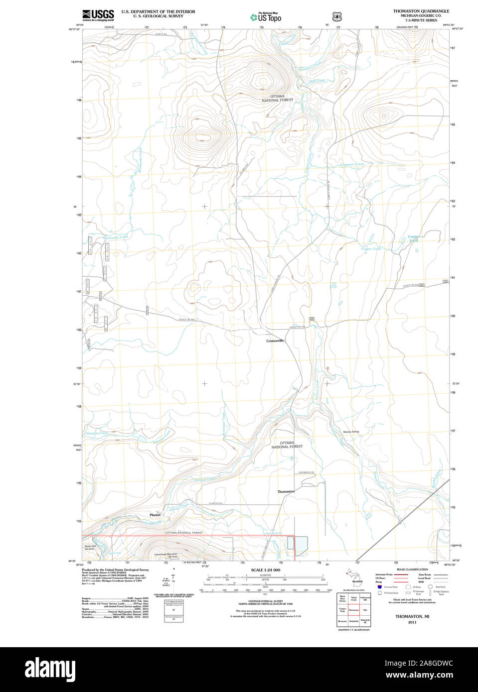 Map of thomaston hi-res stock photography and images - Alamy