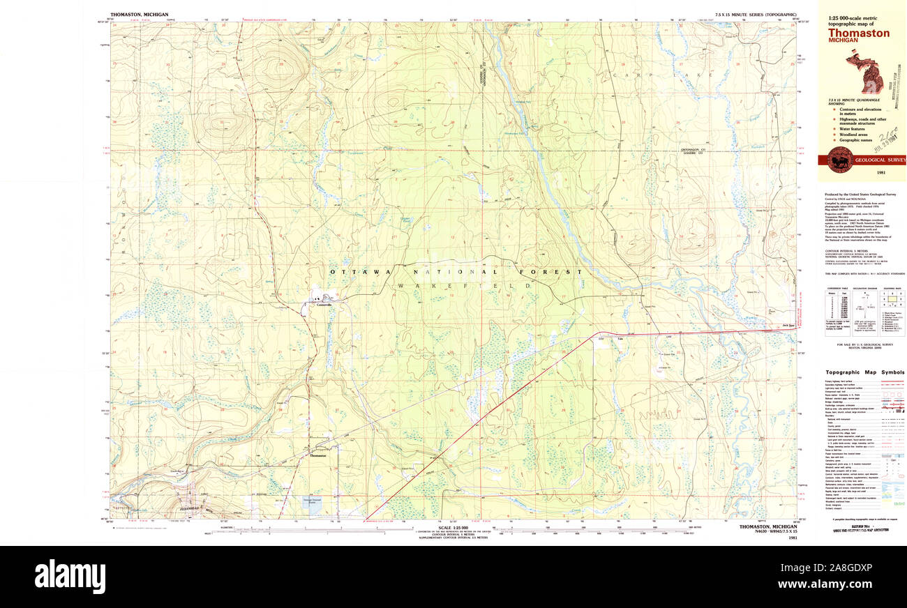 Map of thomaston hi-res stock photography and images - Alamy