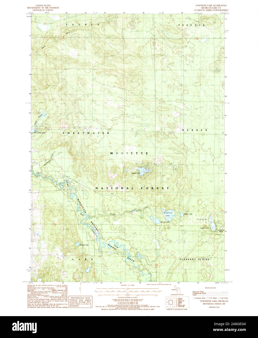 Townsend map hi-res stock photography and images - Alamy