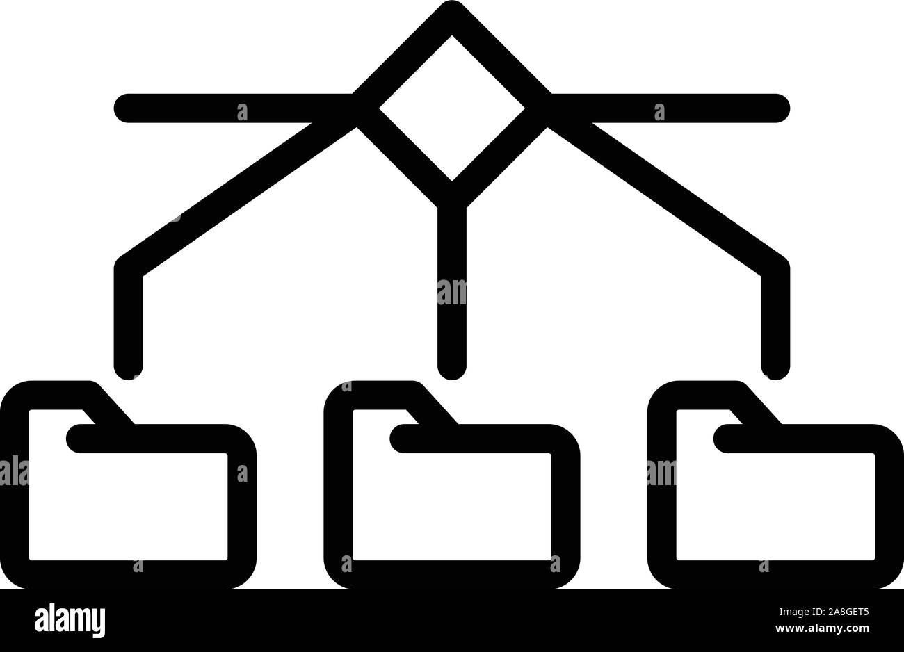 Outline Network Server Vector Image Server Symbol In Flowchart Free